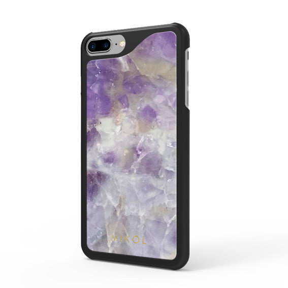 Real Amethyst Gemstone iPhone Case | Natural Crystal Stone | MIKOL - MIKOL