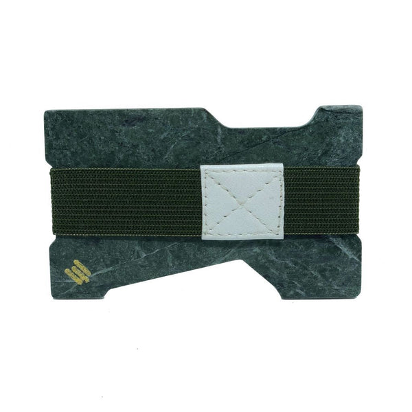 Emerald Green Marble Wallet – 100% Real Stone Elegance - MIKOL